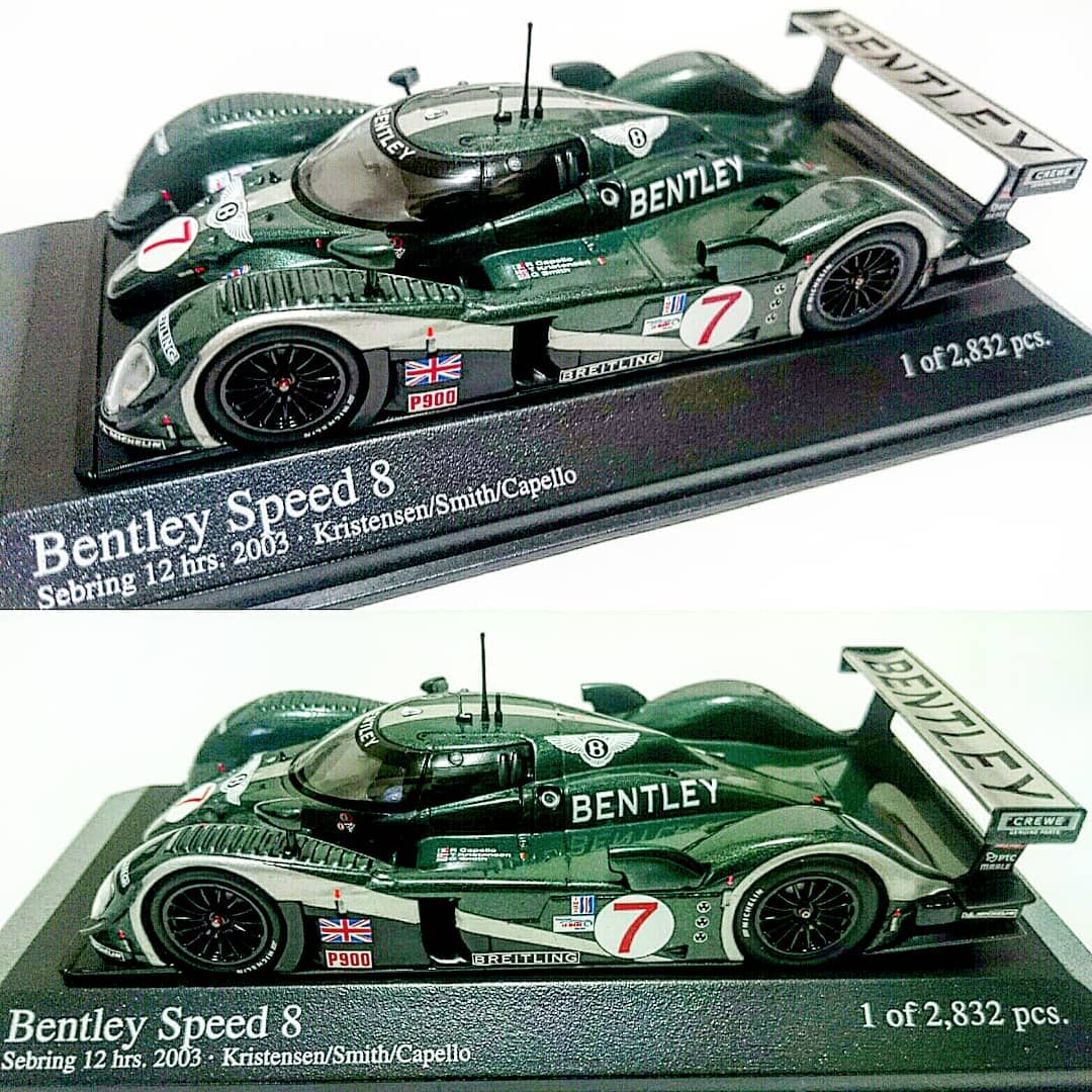 Bentley Speed 8 12 hrs Sebring 2003 #7 Kristensen/Smith/Capello.1:43 ...