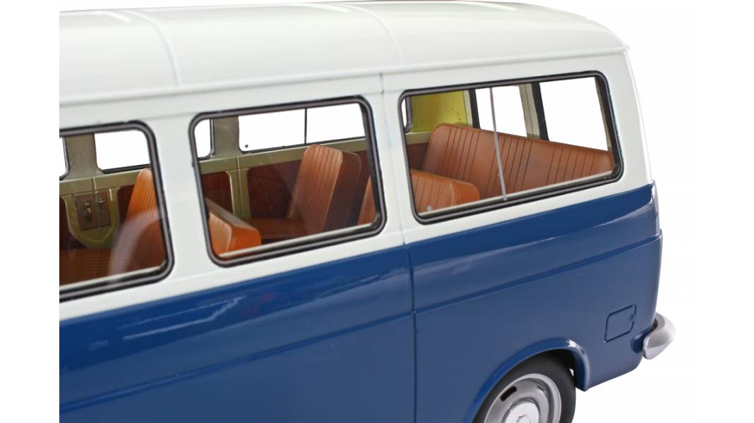 Fiat 238 Bus 1967 blue/white 1:18 – Traffic Modelcars