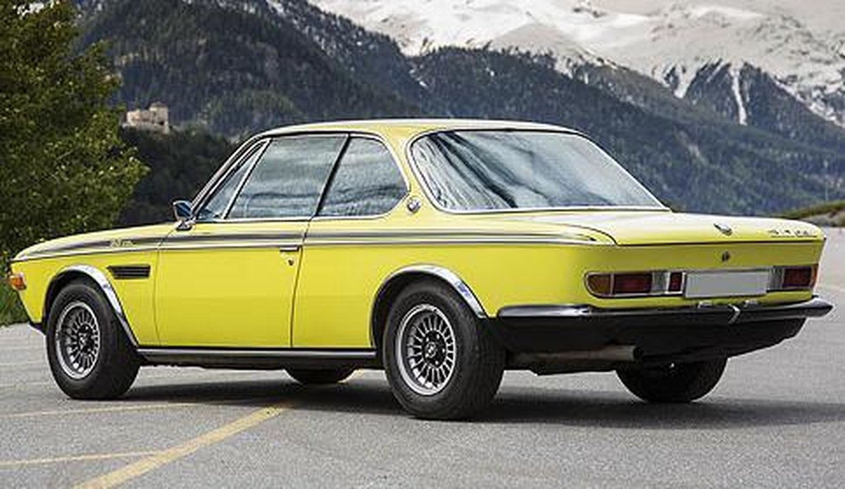 BMW 3.0 CSL 1971 yellow 1:18 – Traffic Modelcars