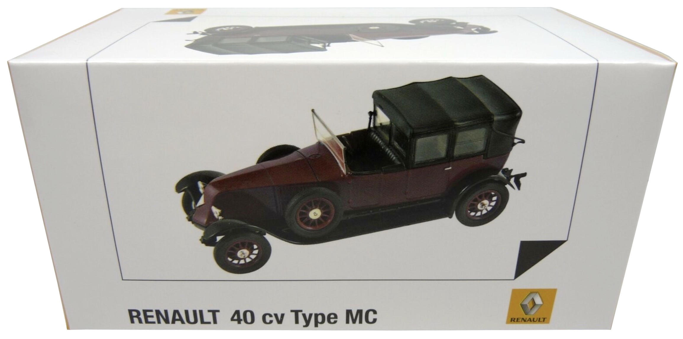 Renault 40CV Type MC 1925 darkred 1:43 – Traffic Modelcars