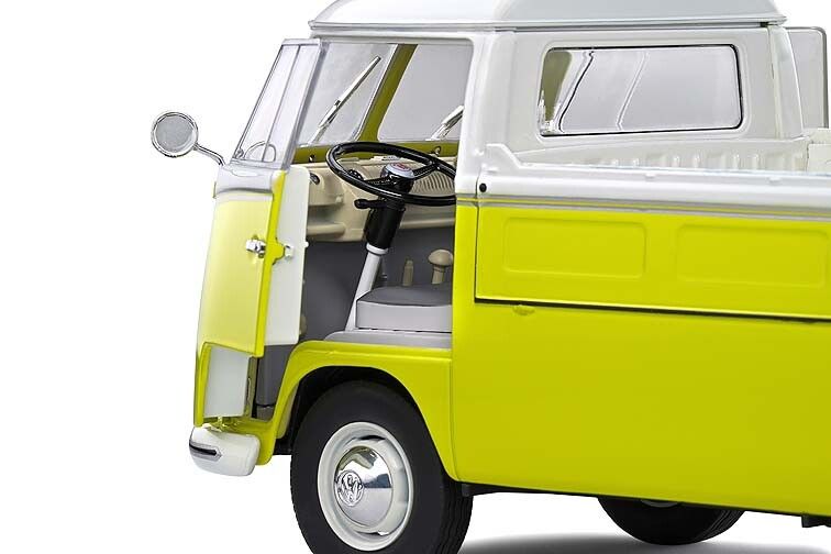 Volkswagen Bus T1 Pick-up 1950 yellow/white 1:18 – Traffic Modelcars