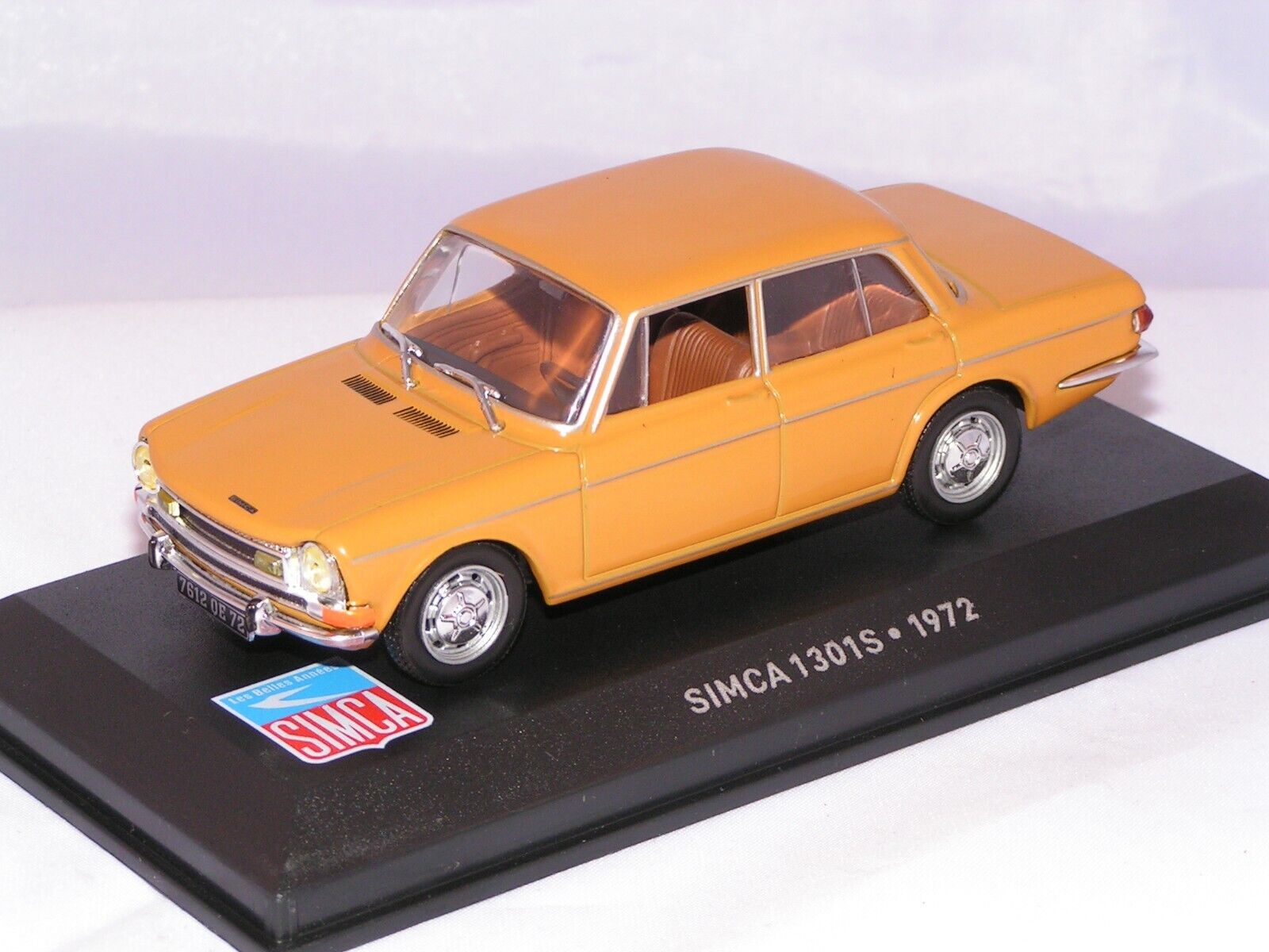 Simca 1301S 1972 yellow ochre 1:43 – Traffic Modelcars