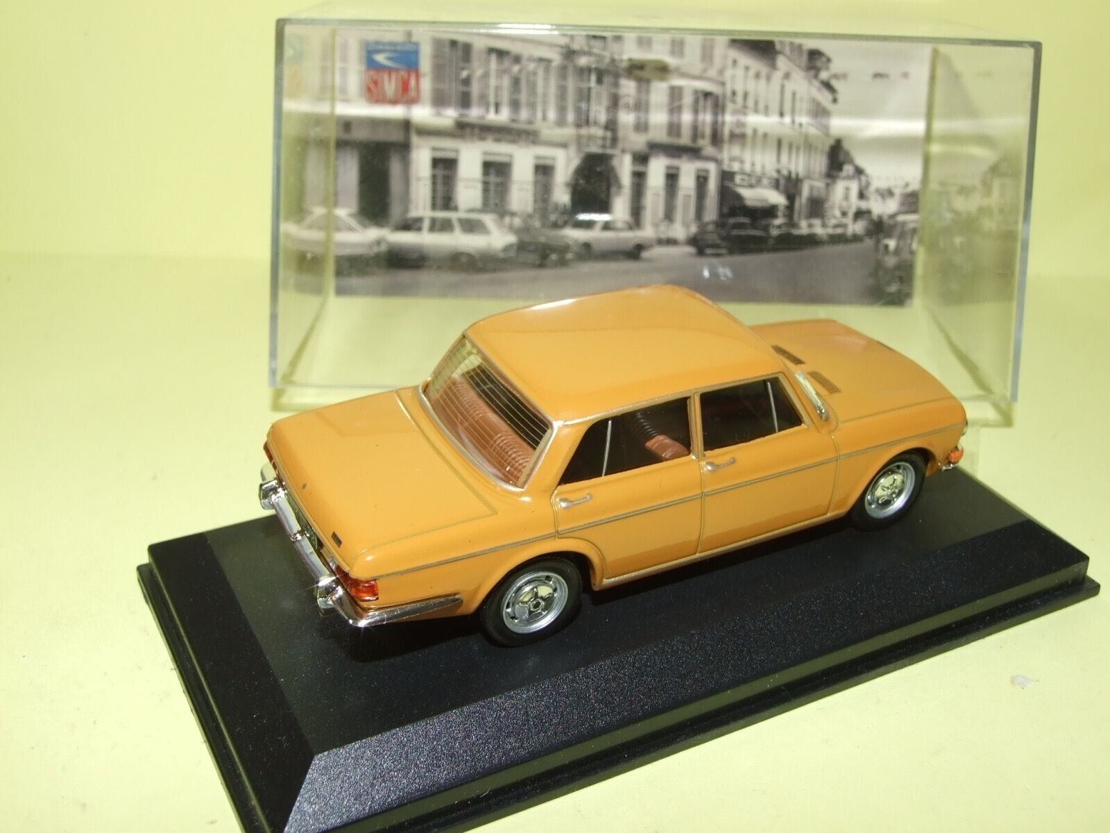 Simca 1301S 1972 yellow ochre 1:43 – Traffic Modelcars