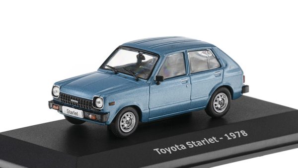 Toyota Starlet 1978 blue metallic 1:43 – Traffic Modelcars
