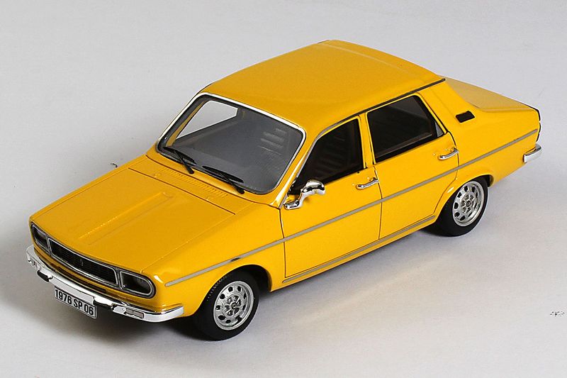 Renault 12 TS Phase 2 1976 Jaune Tournesol 1:43 – Traffic Modelcars