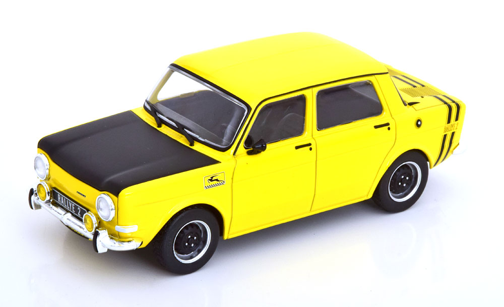 Simca 1000 Rally 2 yellow/black 1:24 – Traffic Modelcars