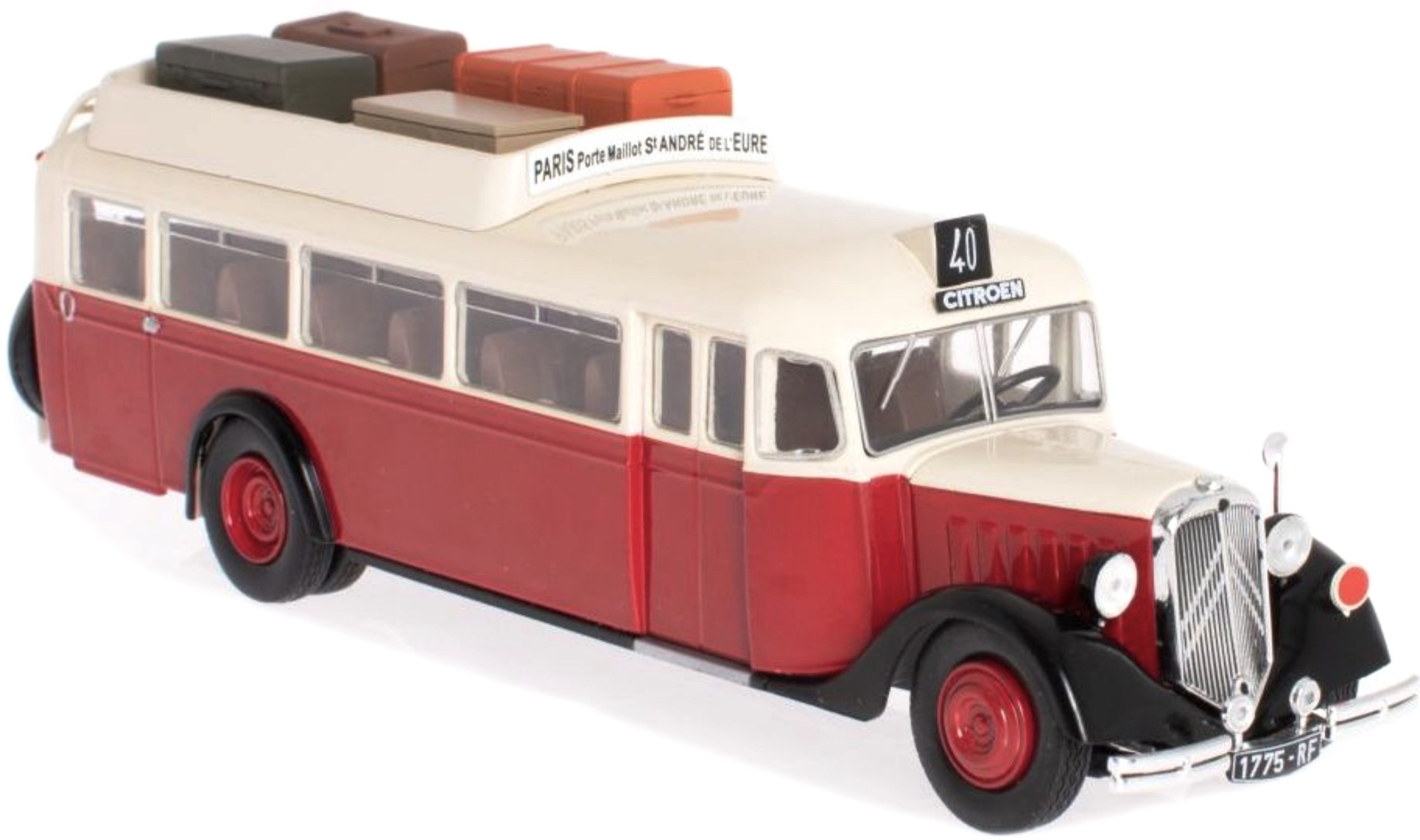 Citroen T45 1934 red/white 1:43 – Traffic Modelcars