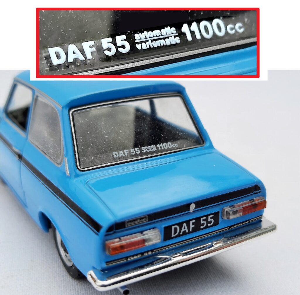 Daf 55 Marathon 1969-1972 blue 1:43 – Traffic Modelcars