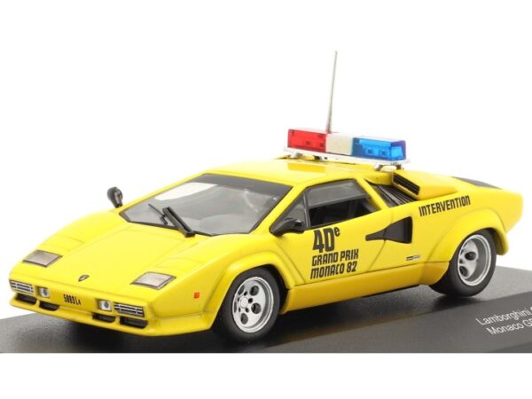 Lamborghini Countach Pace Car Monaco GP 1982 yellow 1:43 – Traffic ...