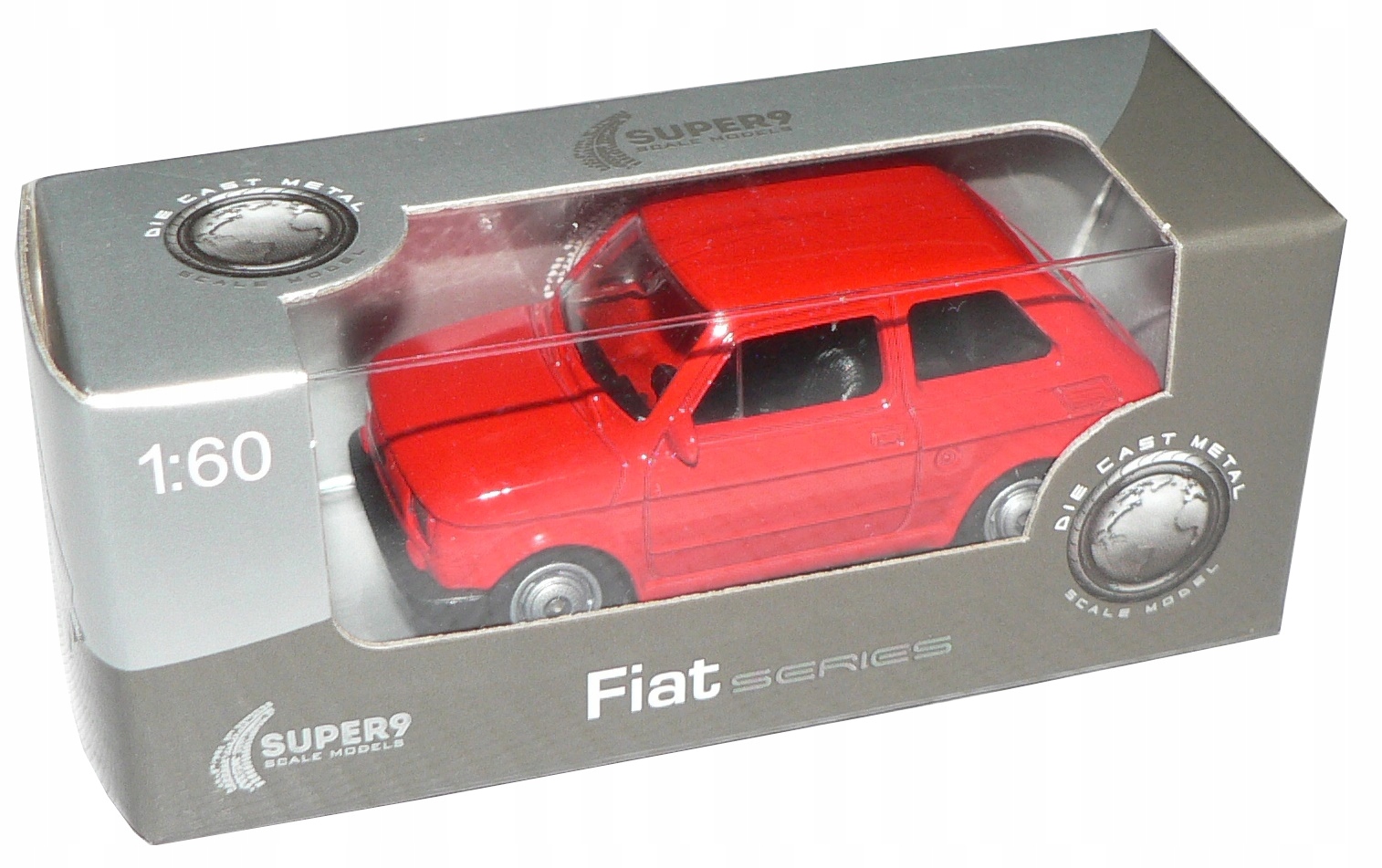 Fiat 126 red 1:60 – Traffic Modelcars