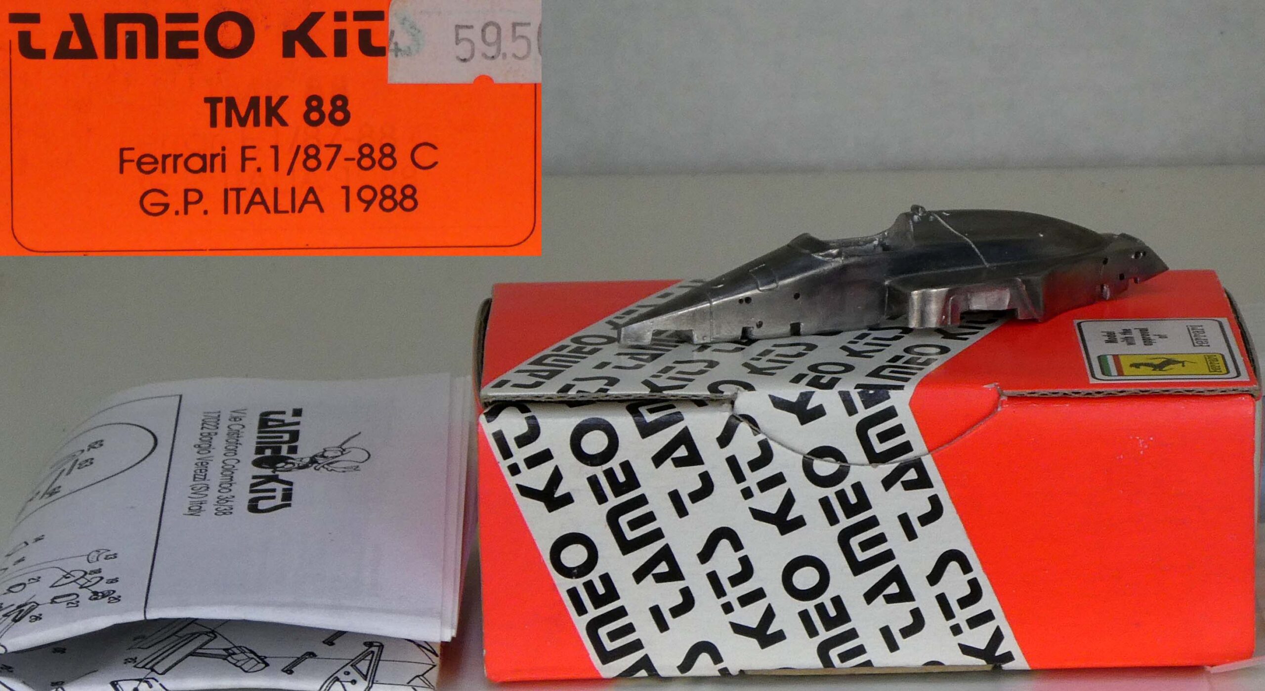 Ferrari F1 1987-88 GP Italia 1988 1:43 metal kit Tameo – Traffic Modelcars