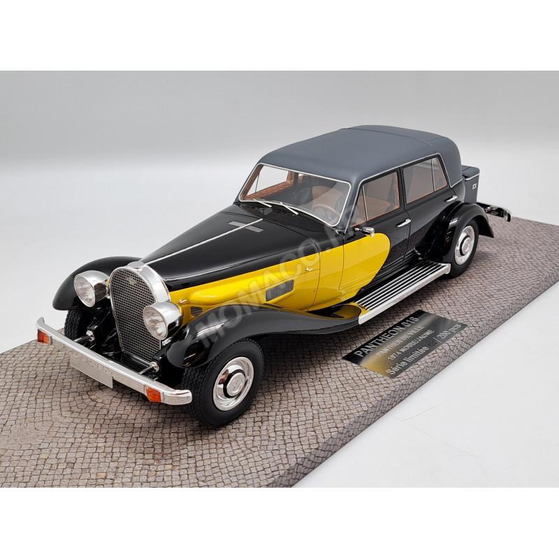 Panther De Ville V12 1974 black/yellow 1:18 – Traffic Modelcars