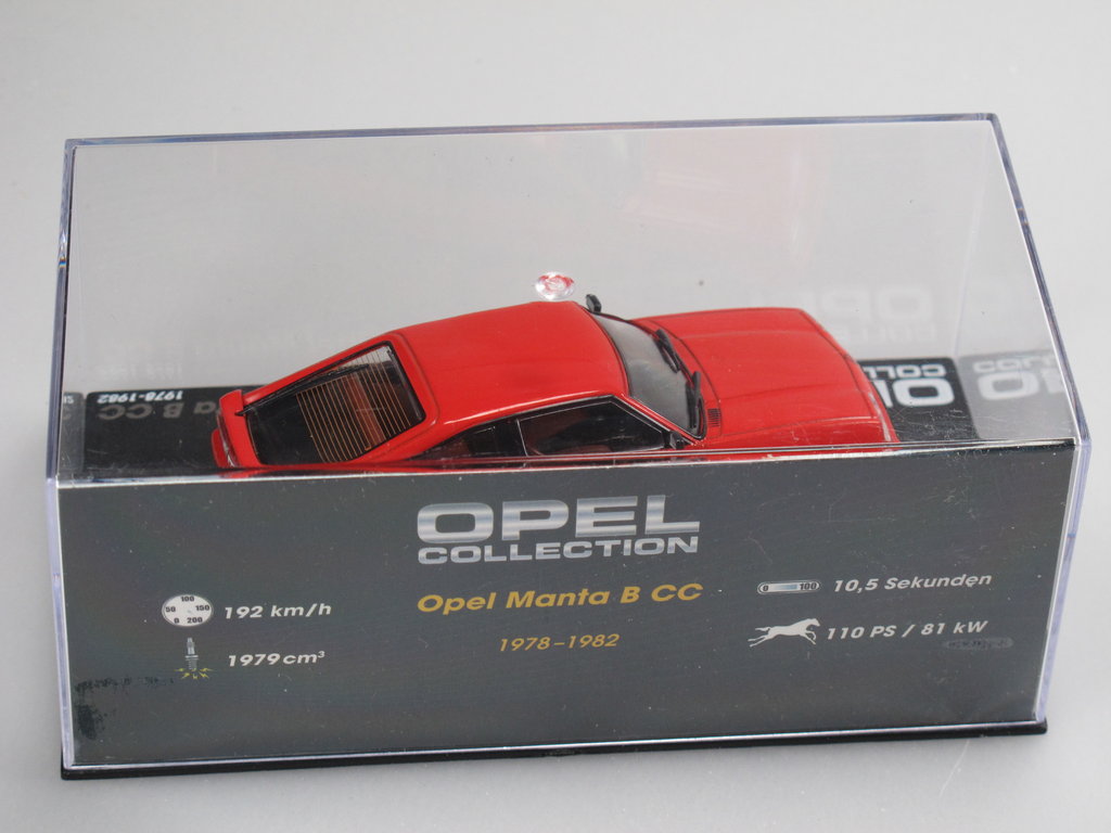 Opel Manta B CC 1978-1982 red 1:43 – Traffic Modelcars
